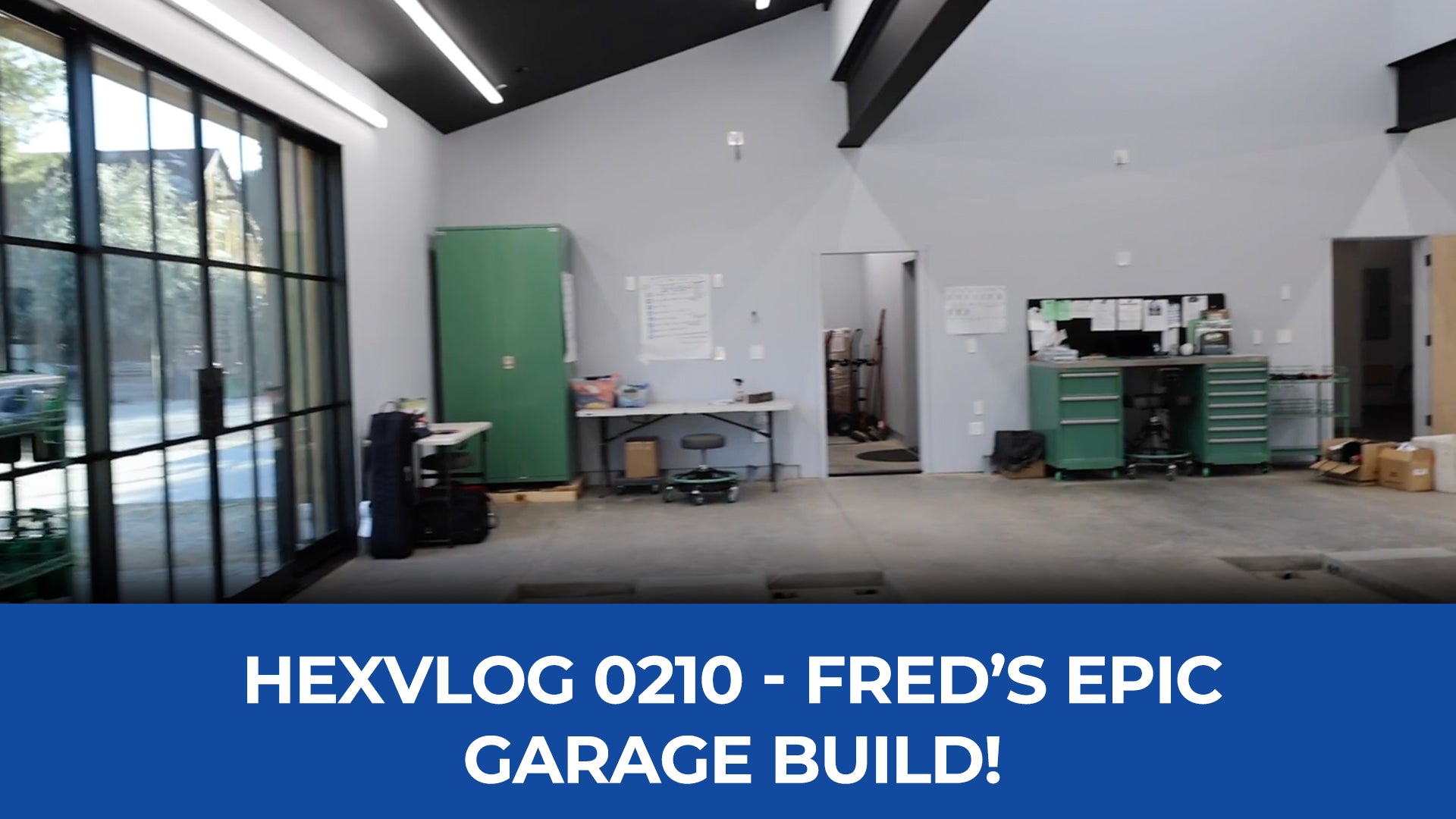HexVlog 0210 - Fred's Epic Garage Build! – Obsessed Garage
