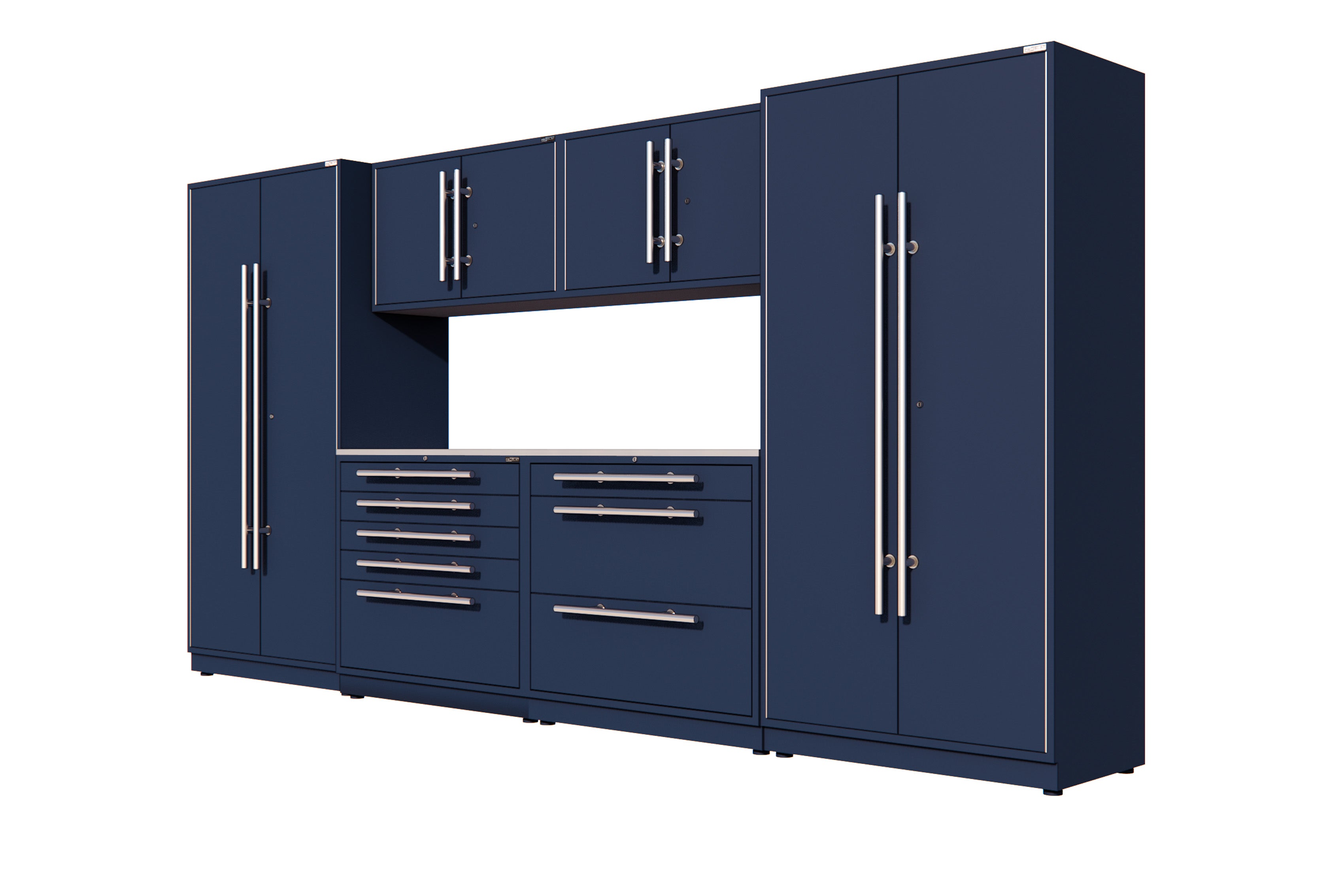 ProSlat LUX Preconfigured Cabinet Array for Stylish Storage Solutions ...