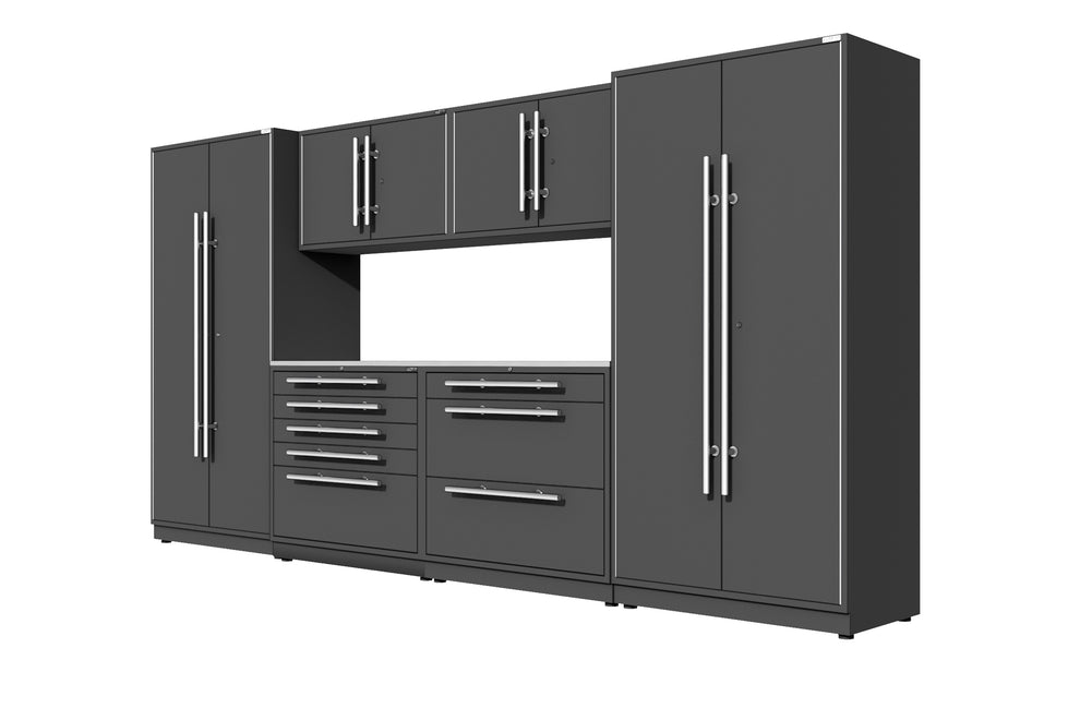 ProSlat LUX Preconfigured Cabinet Array for Stylish Storage Solutions ...