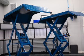 Car/Garage Lifts | Scissor, 2 Post, Hydraulic Lifts | Obsessed Garage ...