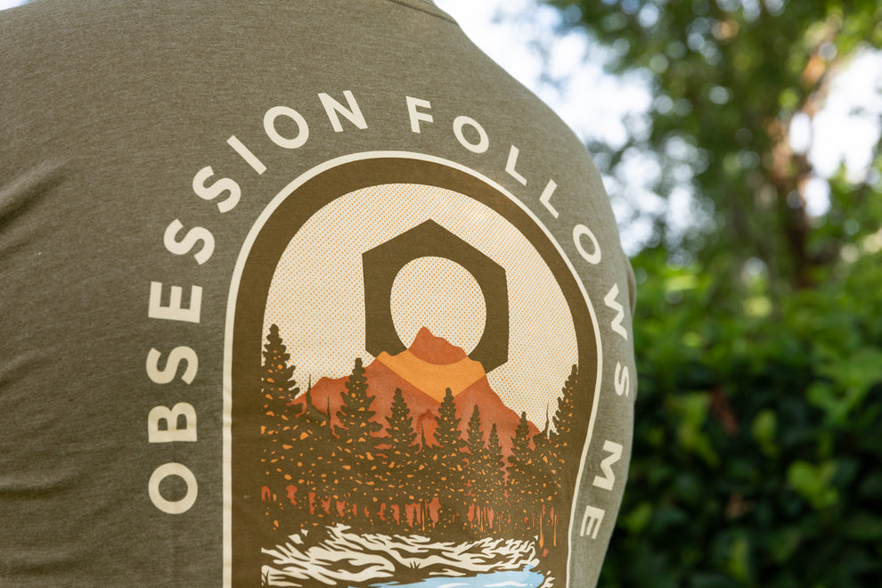 Obsession Follows Me Tee - Eco-Friendly 60/40 Blend Shirt with Outdoor ...