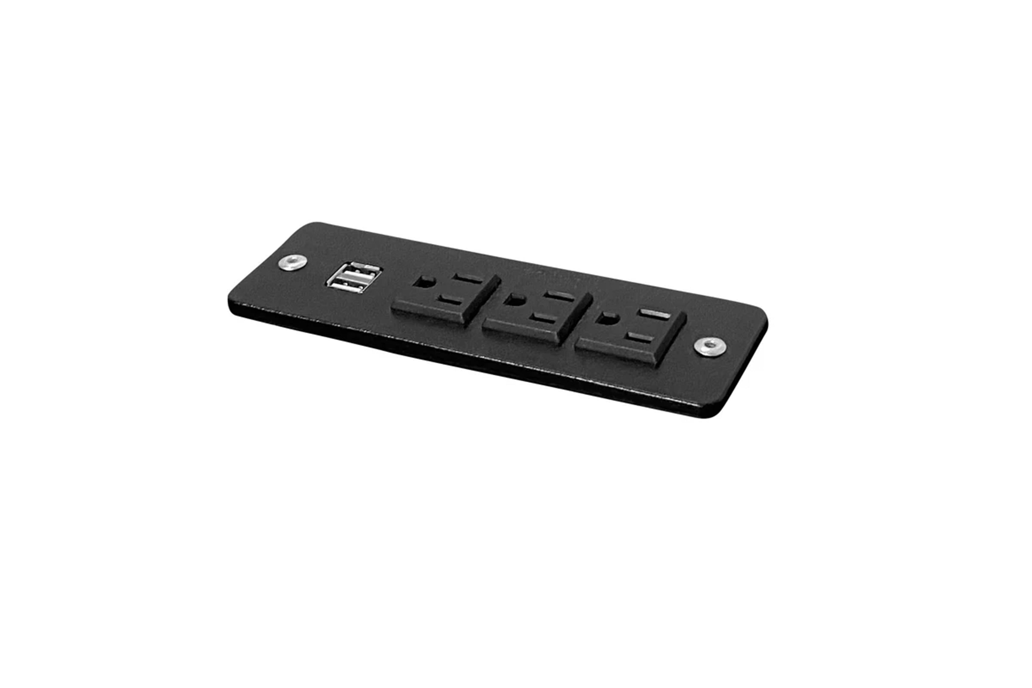 Power Bar Insert for Proslat Wall-Mount Cabinets with Outlets and USB ...