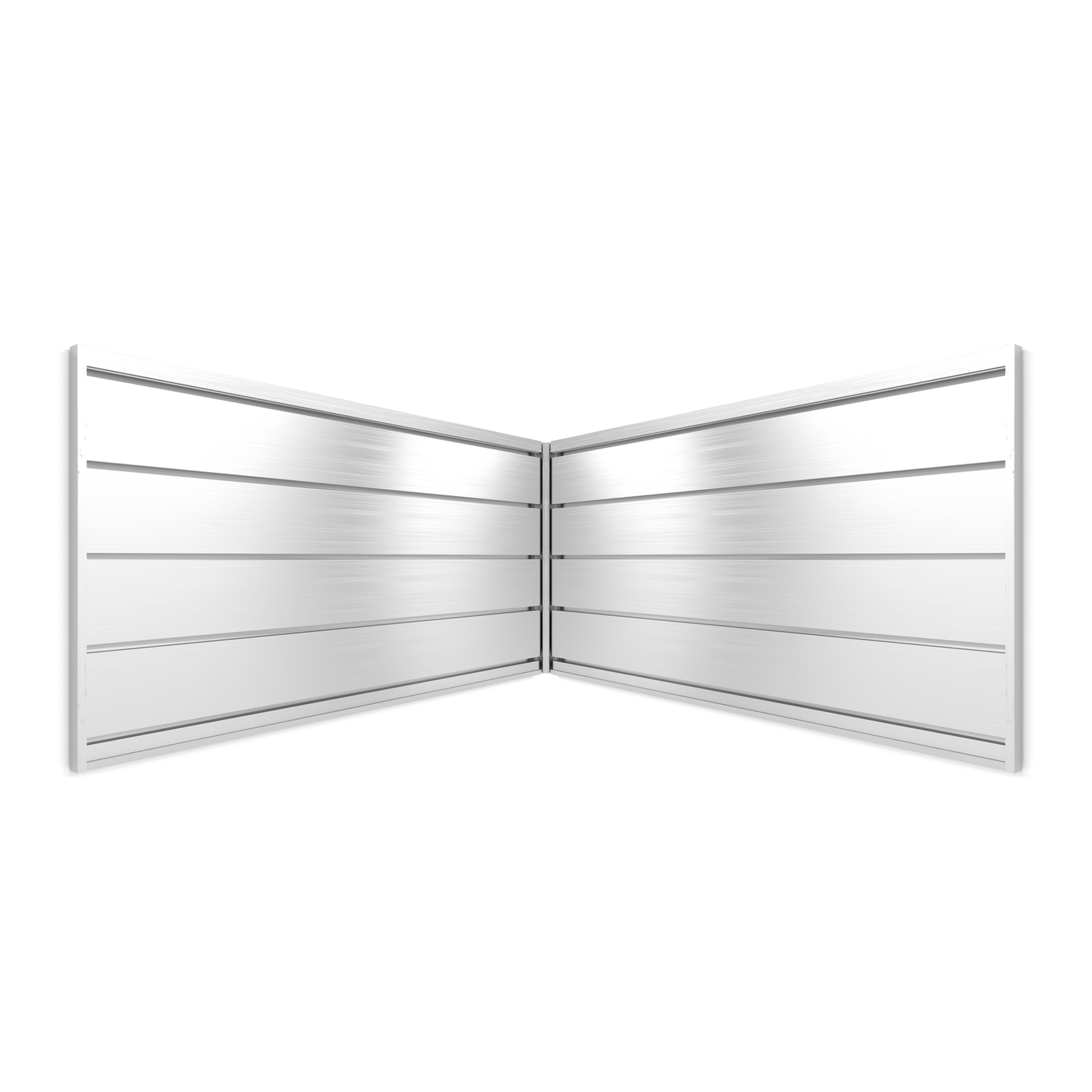 ProSlat Fusion Plus Aluminum Corner Backsplash - Durable, Stylish, and ...