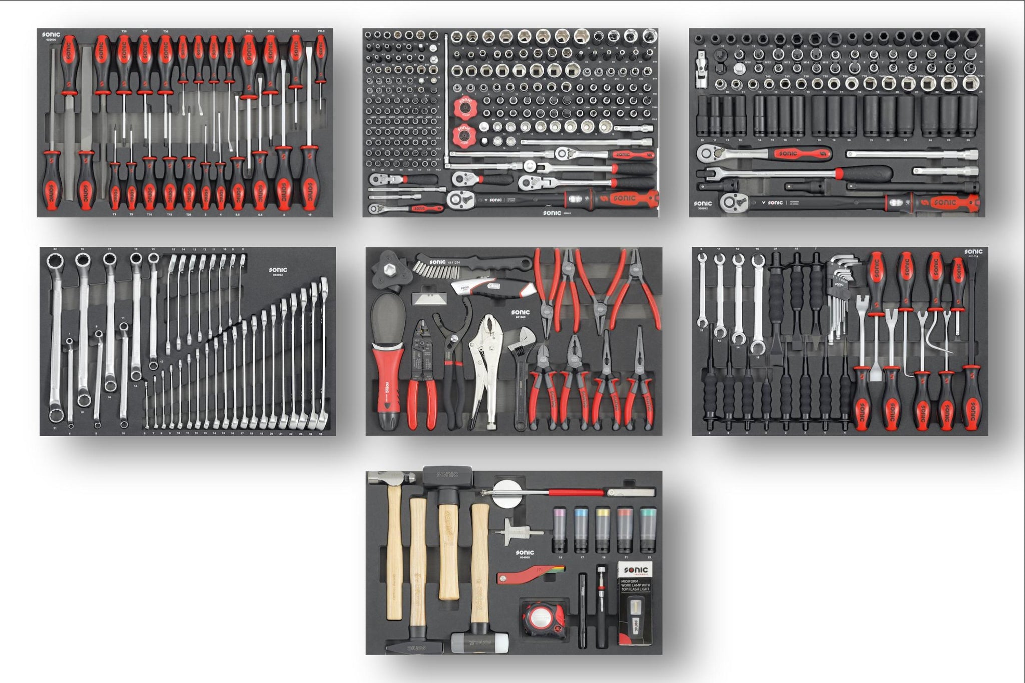 Sonic Tools Foam Inlay Package for Comprehensive Tool Organization ...