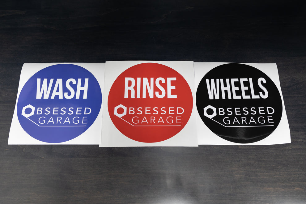 Bucket Vinyl Set for Easy Labeling of 5, 6, and 7-Gallon Buckets ...