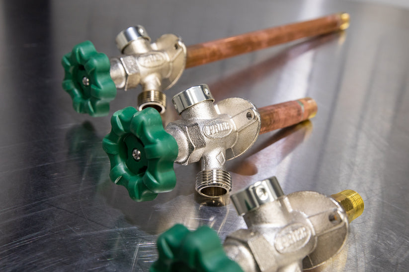 P-164 Freeze-Less Anti-Siphon Hose Bibb with Brass Construction and ...