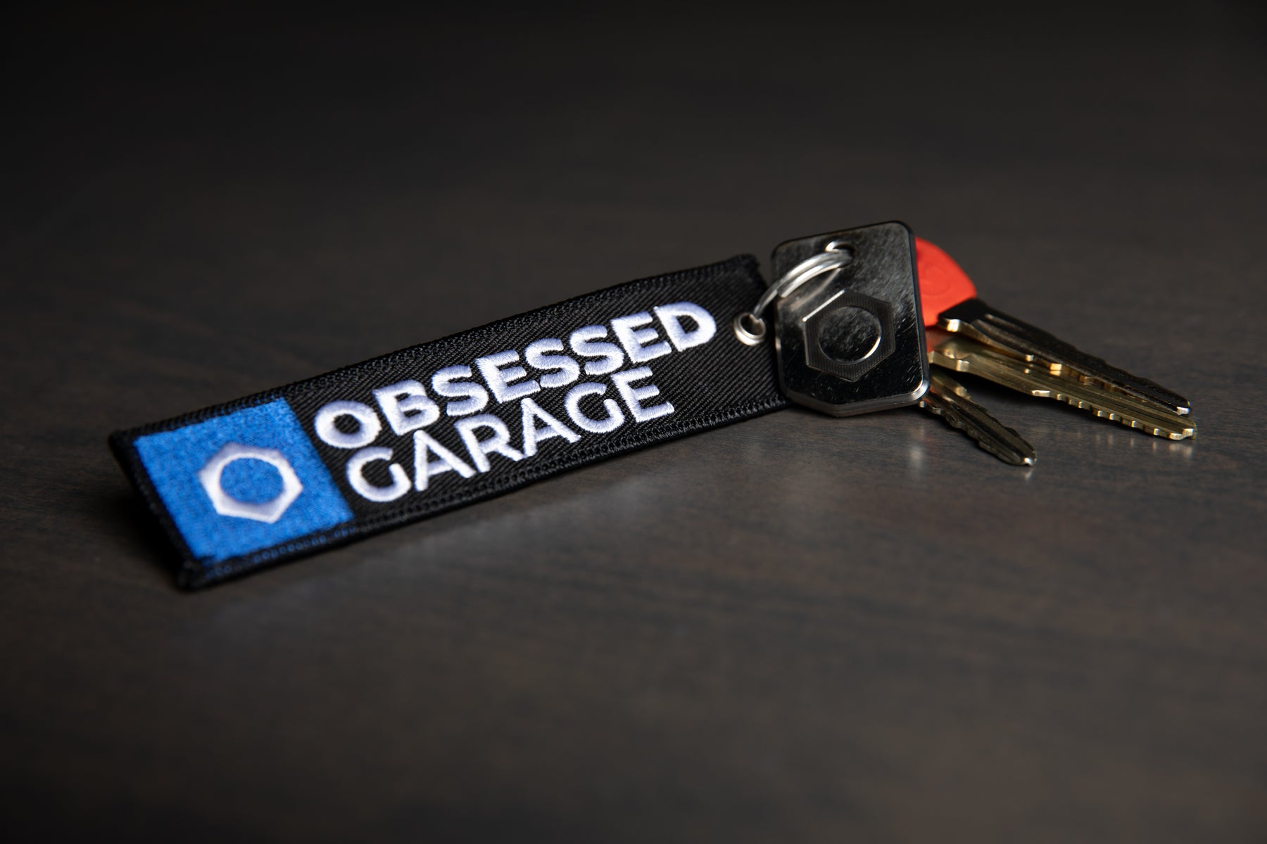 Custom Embroidered Keychain Tag for Baggage Identification and Easy ...