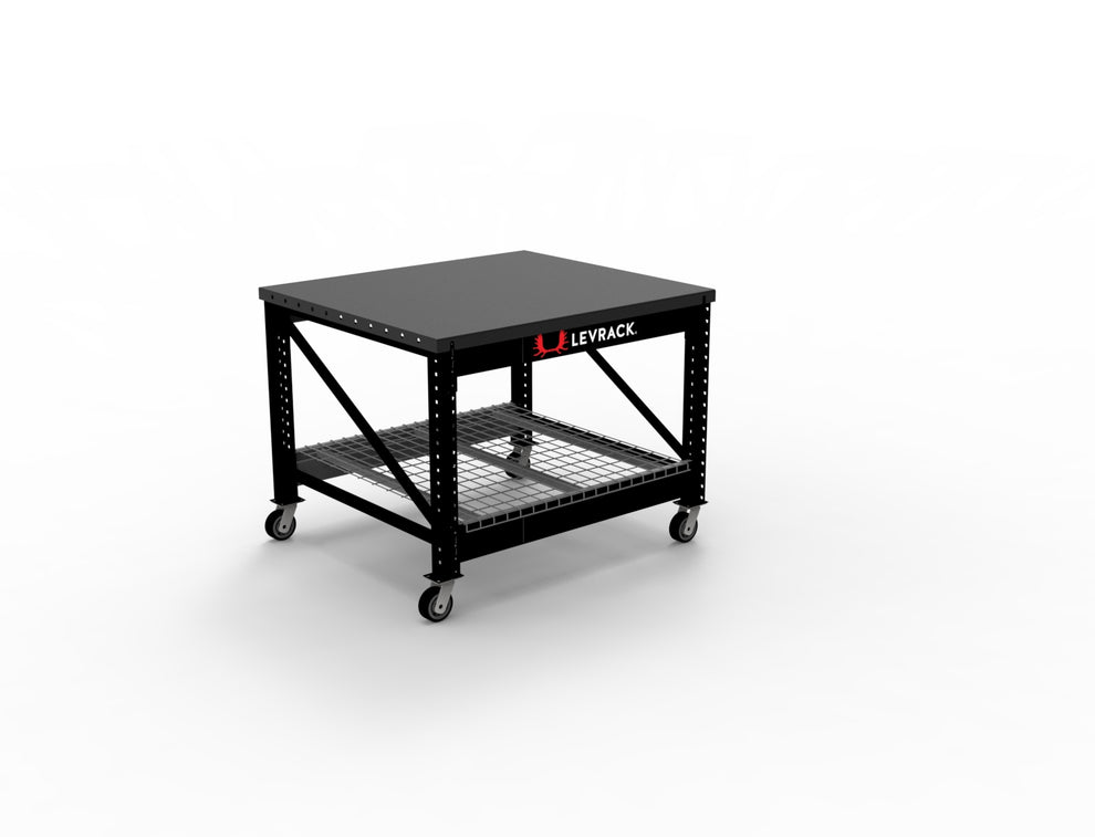 Levrack Mobile Workstation Heavy-Duty Mobile Workstation with Casters ...