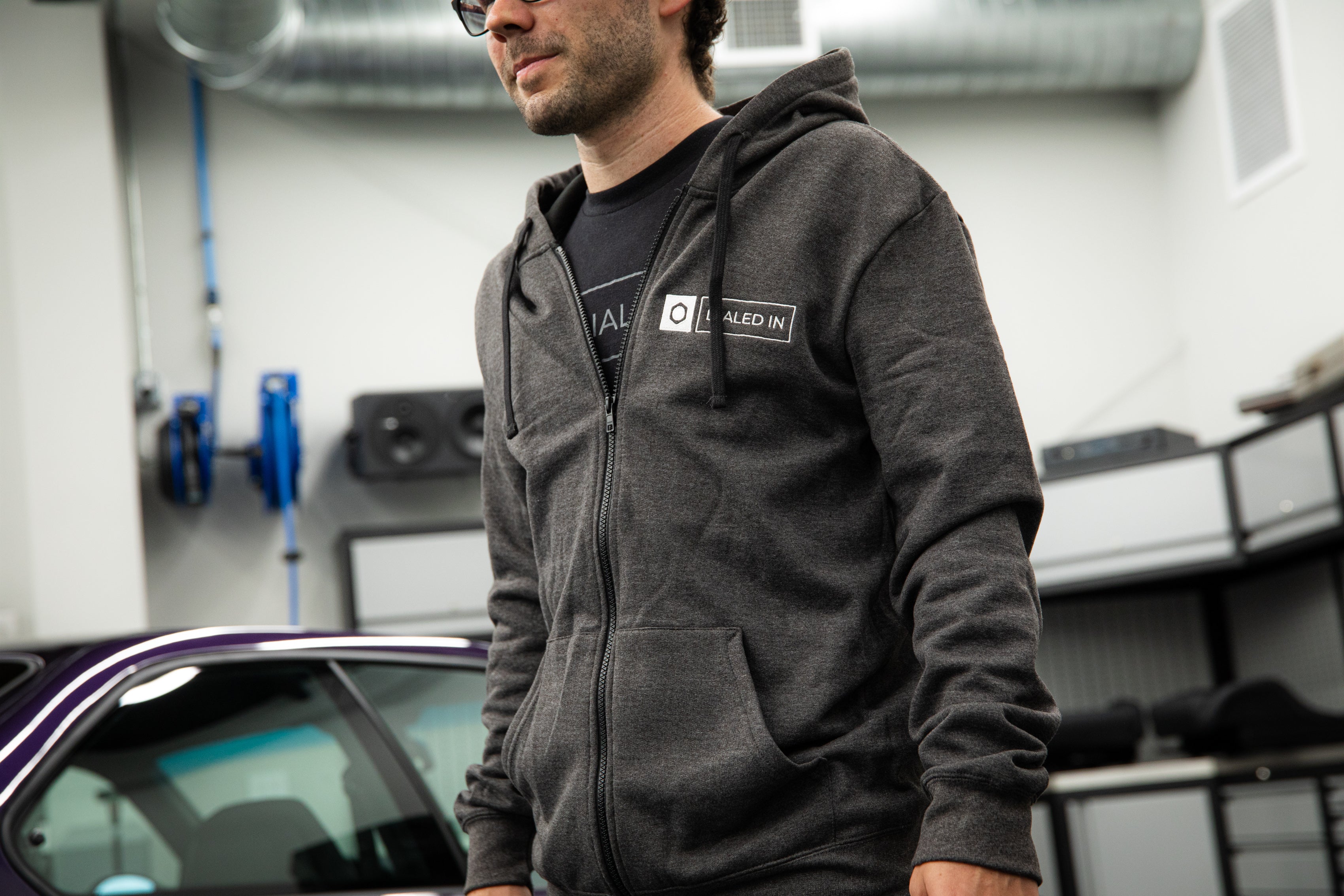 High-Quality 50/50 Flex Fleece Zip-Up Jacket - Embroidered American ...