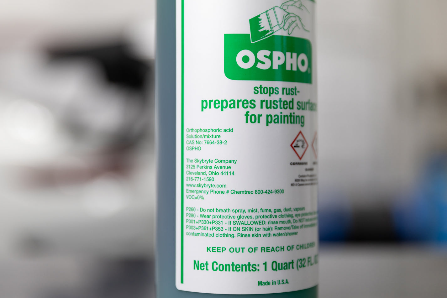 Ospho Metal and Rust Treatment - Effective Phosphoric Acid Rust ...