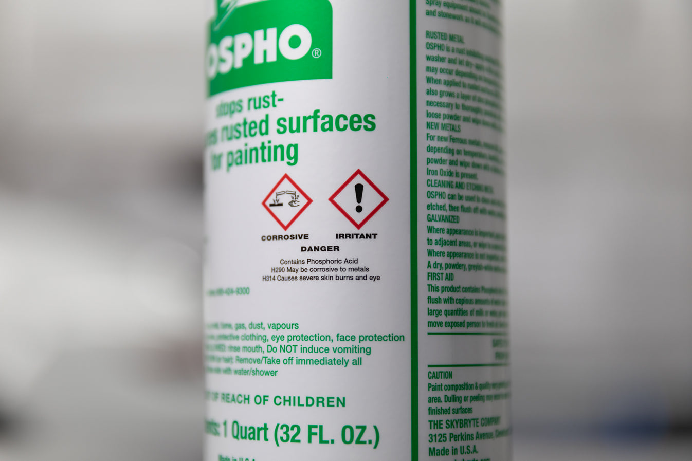 Ospho Metal and Rust Treatment - Effective Phosphoric Acid Rust ...