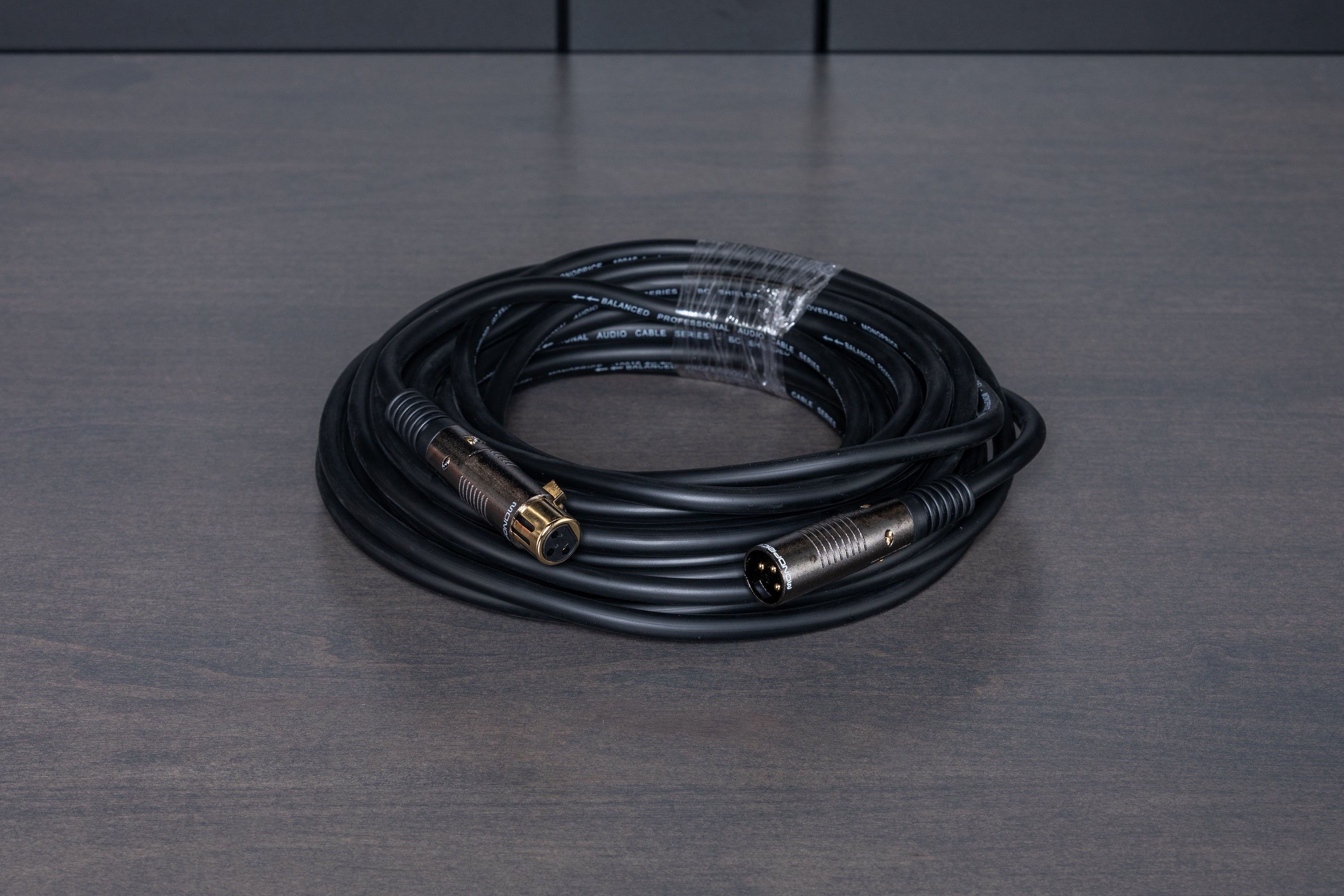 High-Quality Monoprice XLR Cable for Studio Monitors with Gold Plated ...
