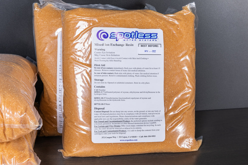 Replacement Resin Bags for CR Spotless Deionizer - Easy Installation ...