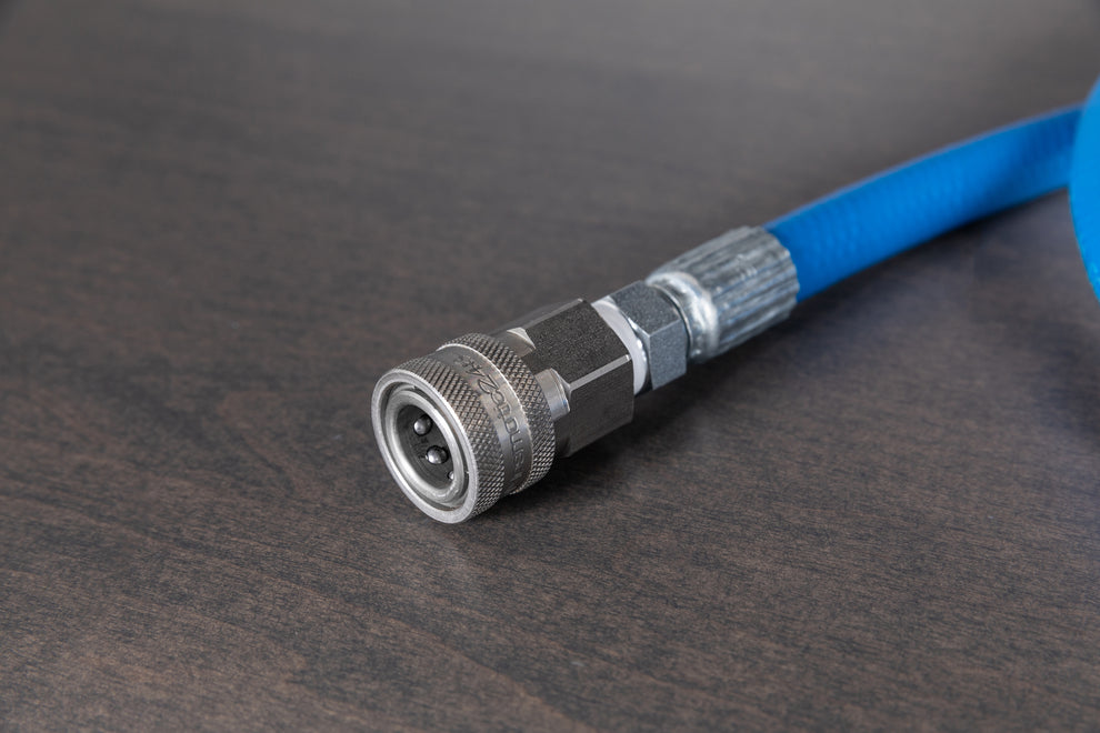 Custom Blue Jumper Hose for High-Pressure Hose and Hose Reel Connection ...