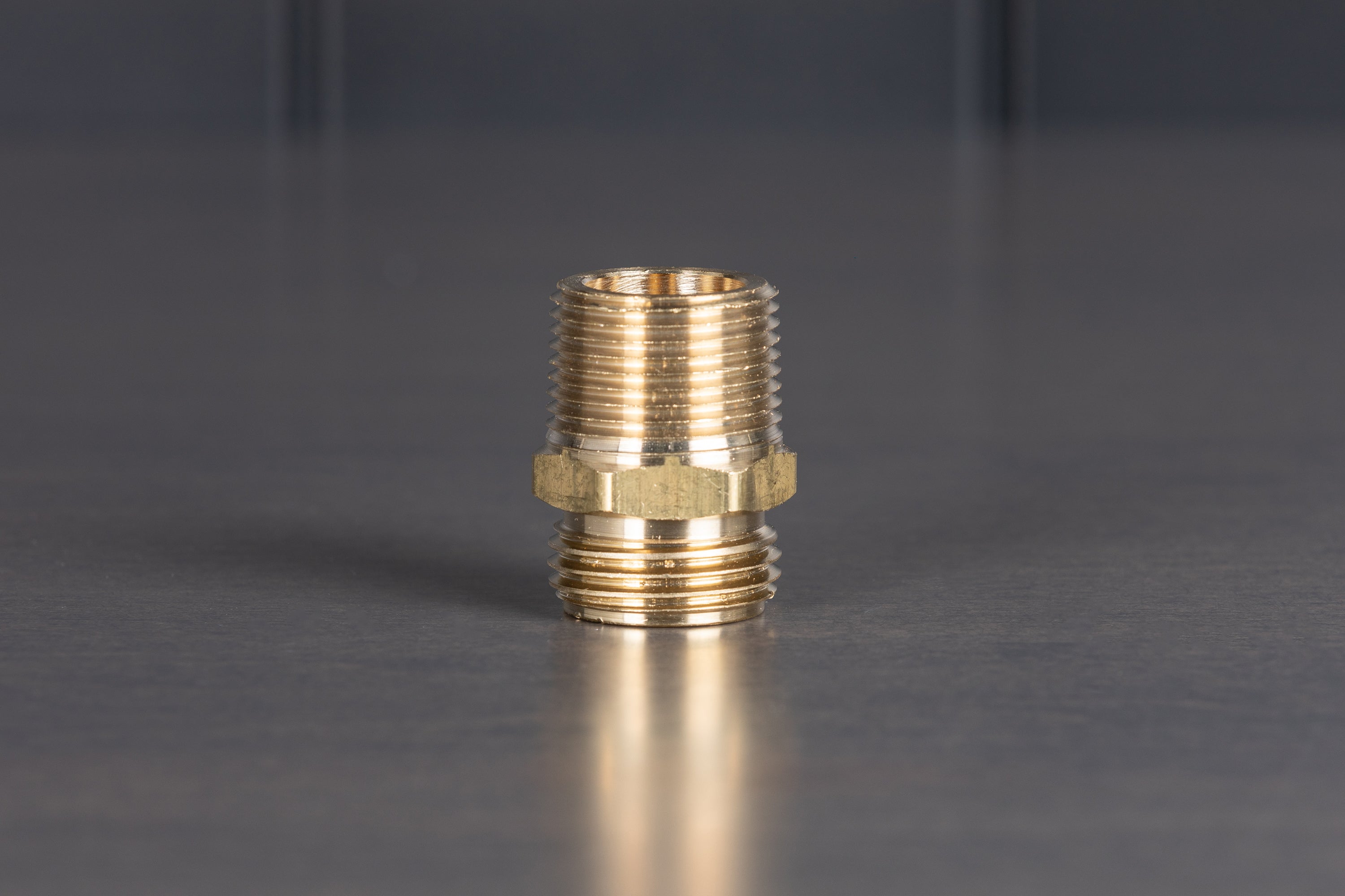 3/4" Brass Male NPT to Male GHT Adapter for Garden Hose Connections ...