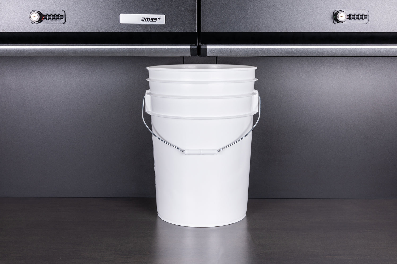 6 Gallon White Buckets 90 Mil Thickness Durable for Car Washing ...