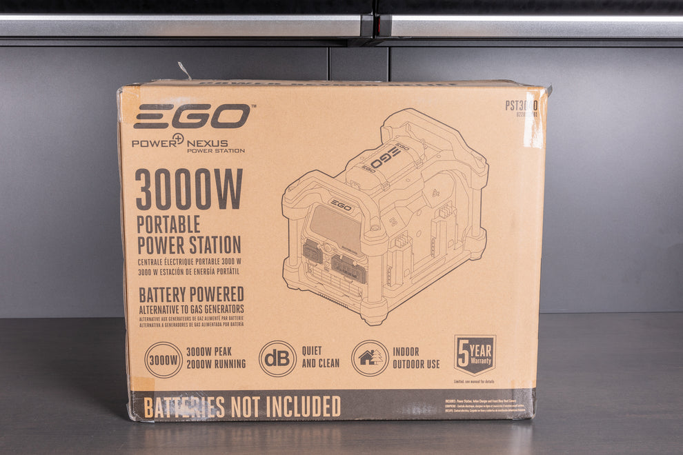 EGO Nexus Portable Power Station 3000W Peak 2000W Quiet Battery ...