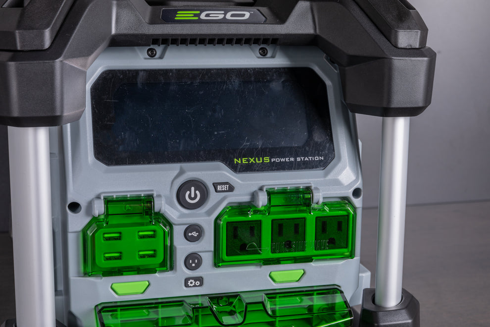 EGO Nexus Portable Power Station 3000W Peak 2000W Quiet Battery ...