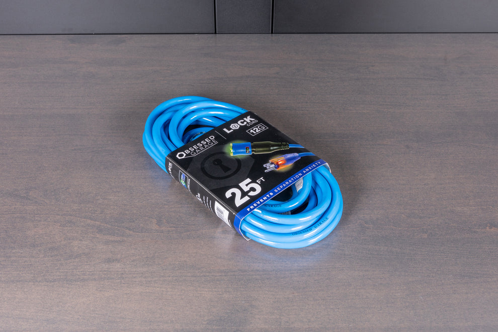 Locking Extension Cords - Heavy Duty 12/3 AWG with Continuous Ground ...