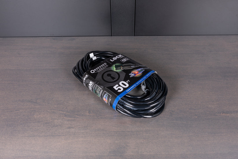 Locking Extension Cords - Heavy Duty 12/3 AWG with Continuous Ground ...