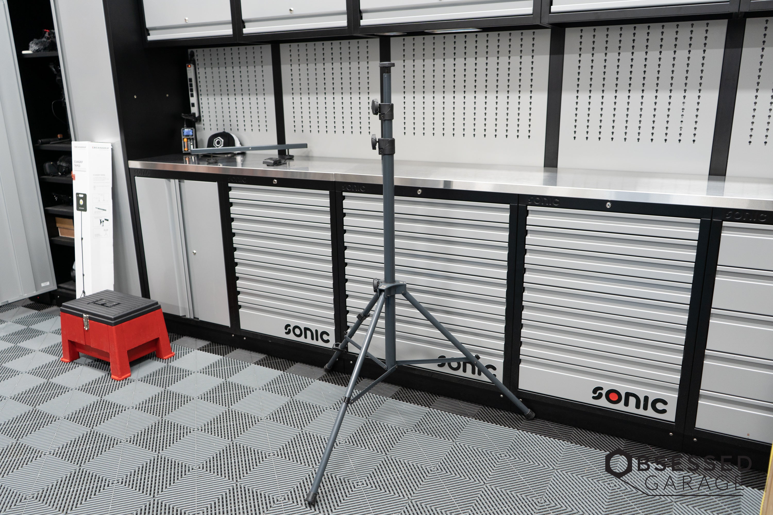 Scangrip Tripod for Adjustable Work Light Positioning Durable Steel ...