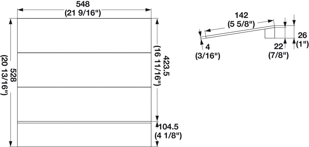 Hafele Fineline Stepped Spice Holder for Organized Drawer Storage ...